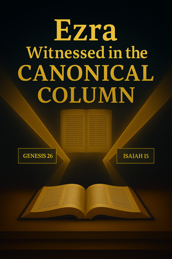 The Canonical Column, Book 15: Ezra : BEHOLD THE STONE